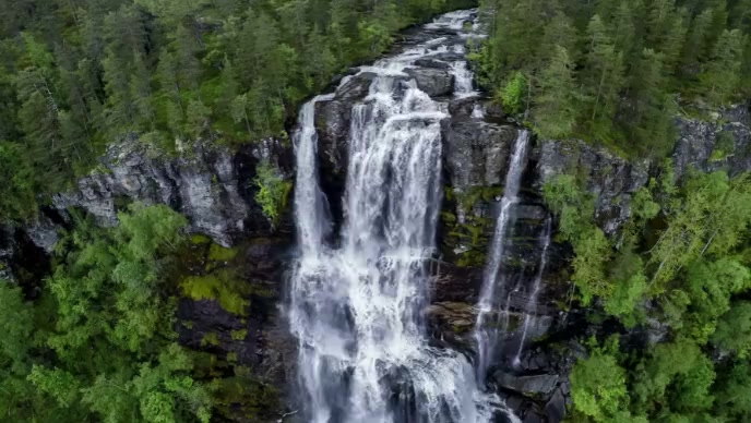 Waterfall And Hell Template | PosterMyWall