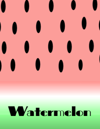 Watermelon Template | PosterMyWall