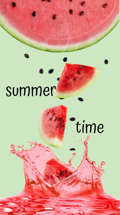 watermelon summer time Template | PosterMyWall