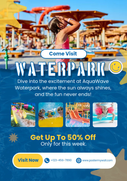 waterpark template | PosterMyWall
