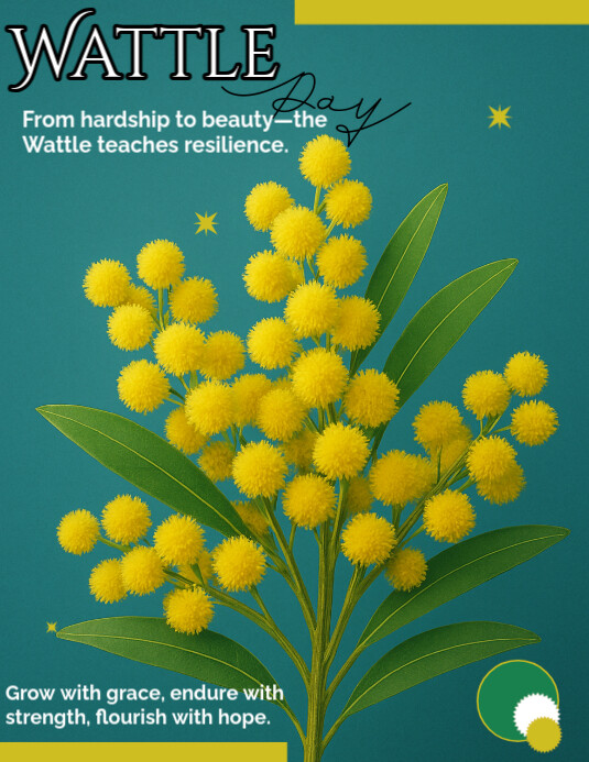 Wattle Day Template | PosterMyWall