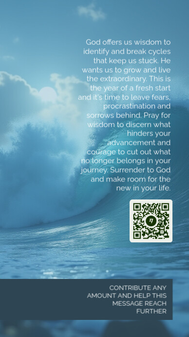 Plantilla de wave sea word of God | PosterMyWall