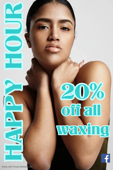 20% OFF all Waxing | PosterMyWall