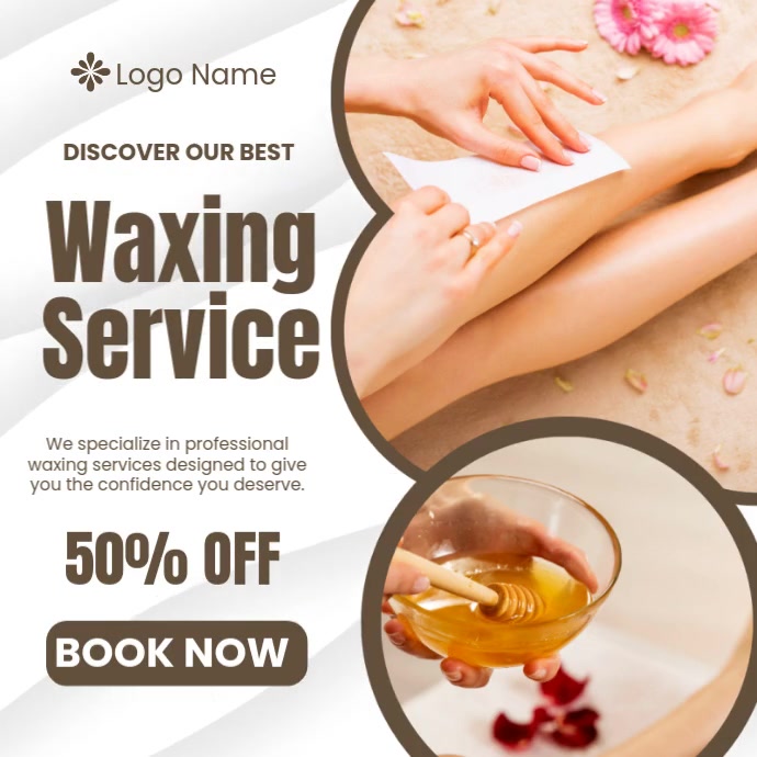 Copy of Waxing Service Flyer | PosterMyWall