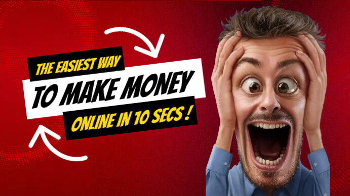 Ways of earning online thumbnail template | PosterMyWall