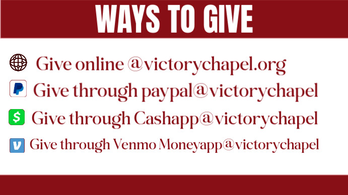 WAYS TO GIVE FLYER Template | PosterMyWall