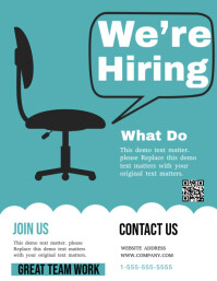 We’re Hiring Template | PosterMyWall