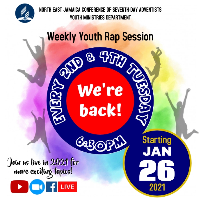 We're back! 2021 Template | PosterMyWall