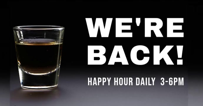 We're Back Template | PosterMyWall