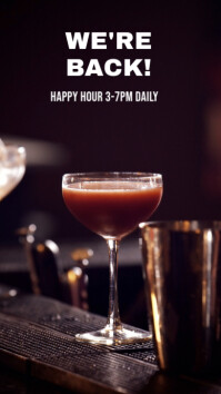 We're Back Template | PosterMyWall