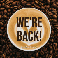 We're Back IG Template | PosterMyWall