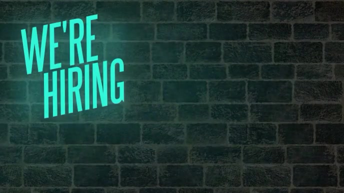 We're hiring business zoom background image Template | PosterMyWall