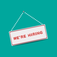 we're hiring Template | PosterMyWall