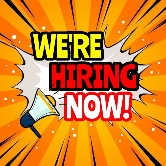 WE'RE HIRING Template | PosterMyWall