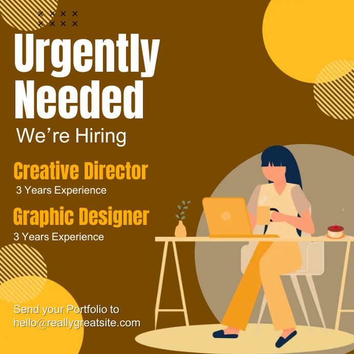 we're hiring Template | PosterMyWall