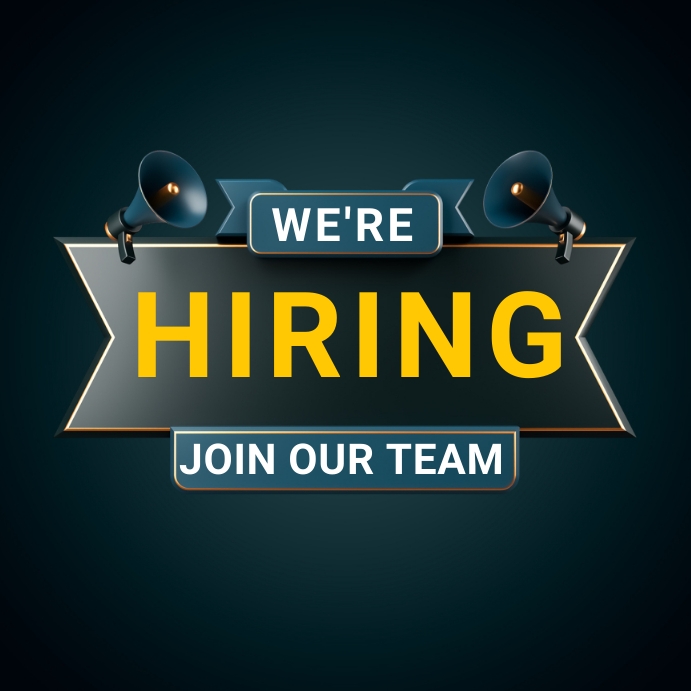 we're hiring post Template | PosterMyWall