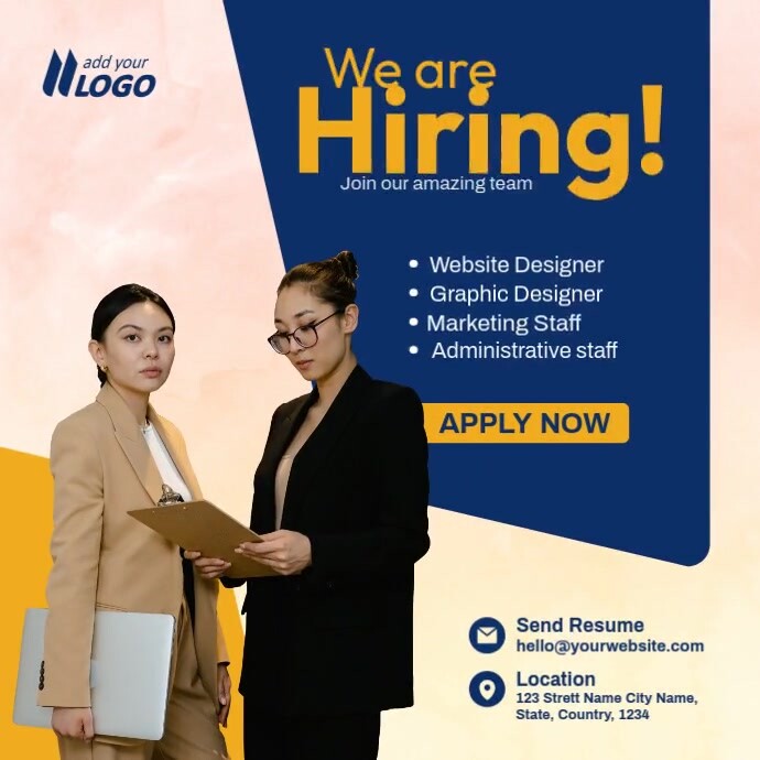 Copy of We're Hiring Template | PosterMyWall