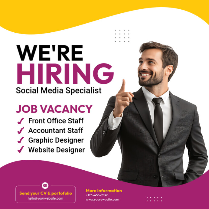 Copy of We're Hiring Template | PosterMyWall