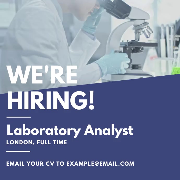 We're Hiring Video Ad Template | PosterMyWall