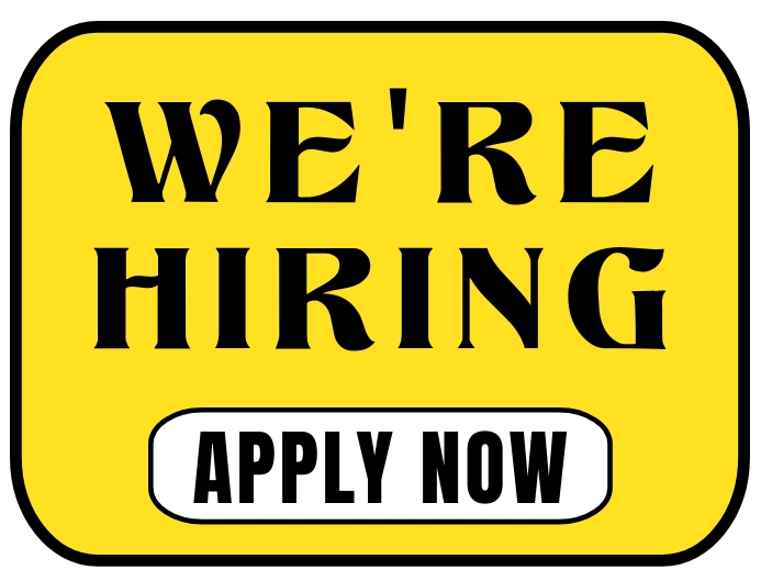 We're Hiring Yard Sign Template | PosterMyWall