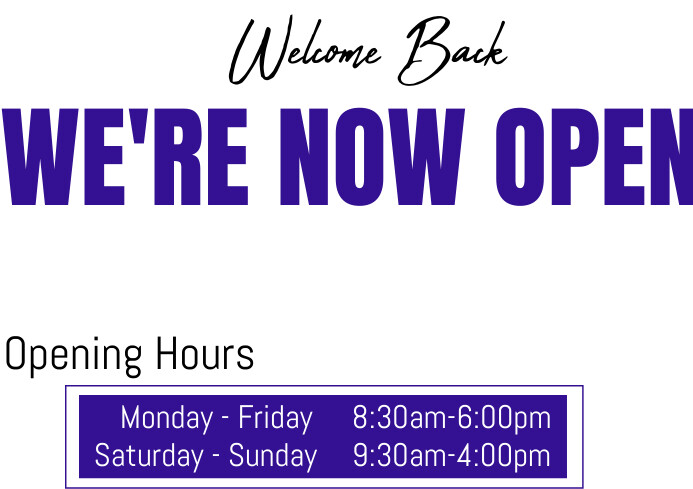 WE'RE NOW OPEN FLYER Template | PosterMyWall