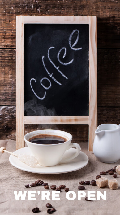 We're Open Template | PosterMyWall