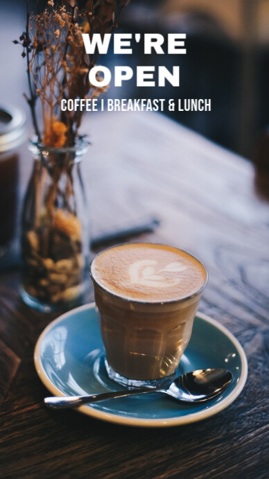 We're Open Template | PosterMyWall