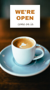 We're Open Template | PosterMyWall