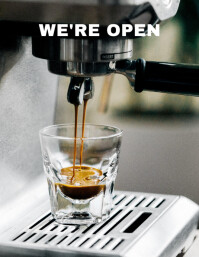 We're Open Template | PosterMyWall