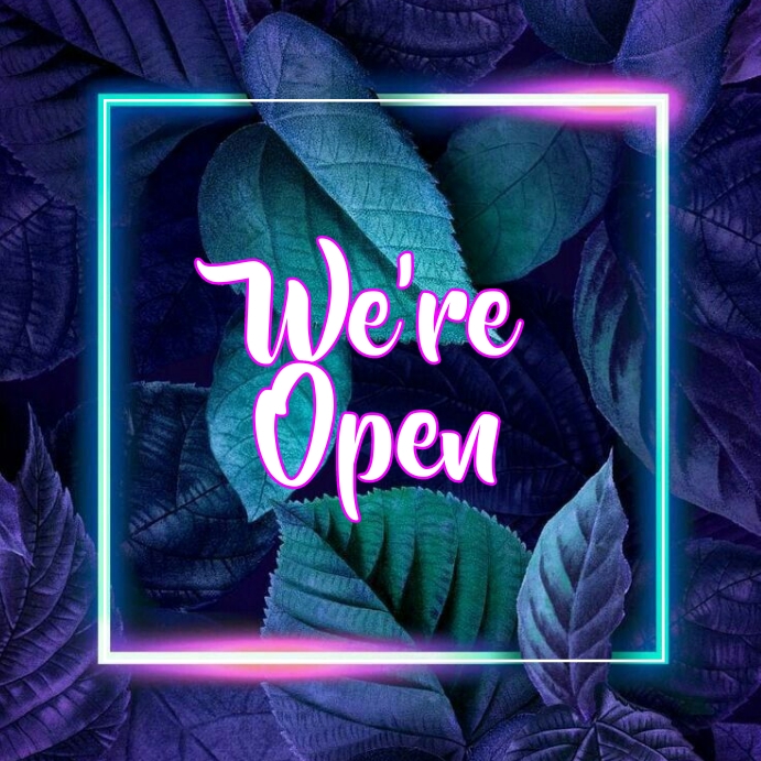 WE'RE open Template | PosterMyWall