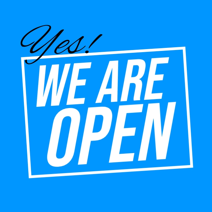 Copy of we're open small business posters | PosterMyWall
