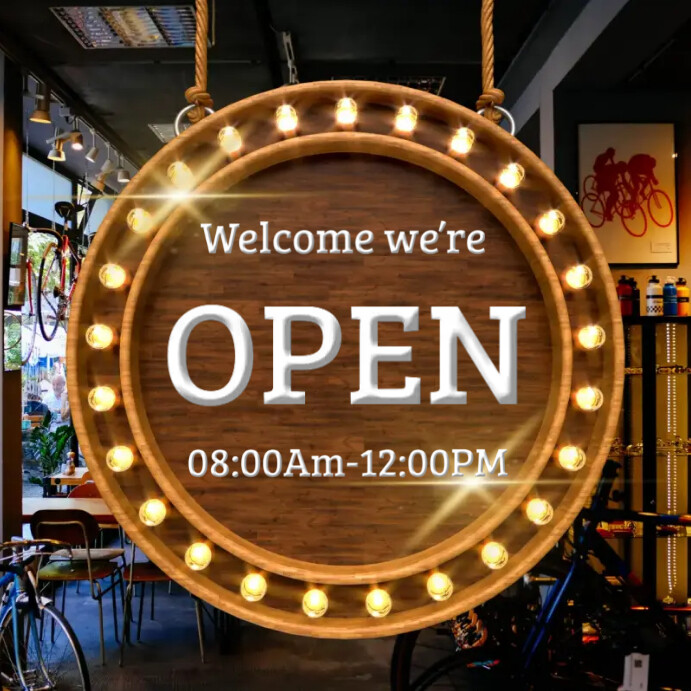 Copy of we're open templates | PosterMyWall