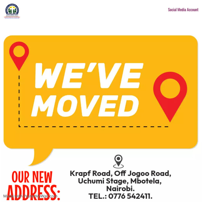 Plantilla de we've moved | PosterMyWall