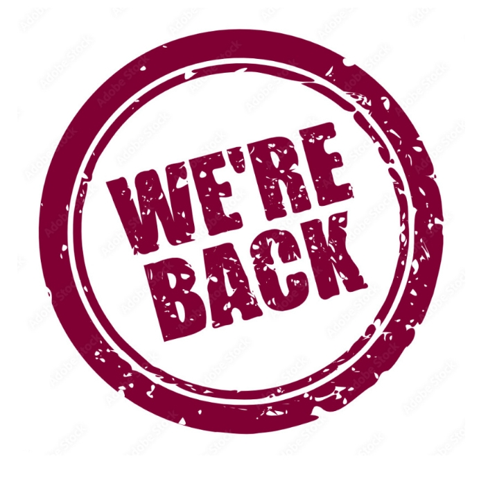 Copy of we are back | PosterMyWall