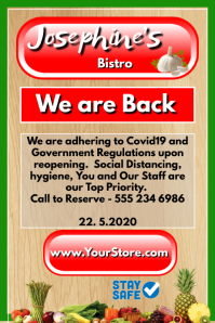 We are open flyer Template | PosterMyWall