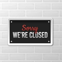 We are close Template | PosterMyWall