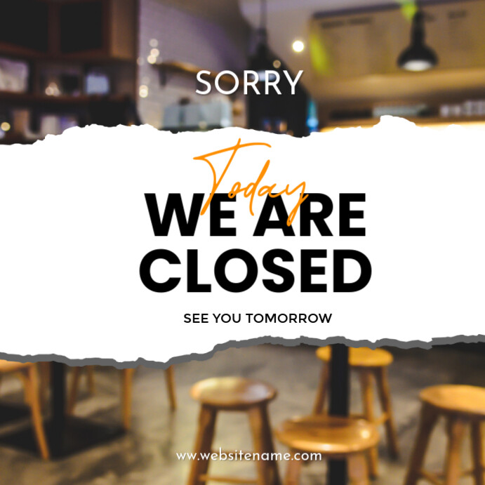 we are closed Templat | PosterMyWall