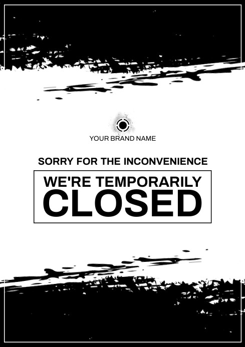 we are closed Template | PosterMyWall