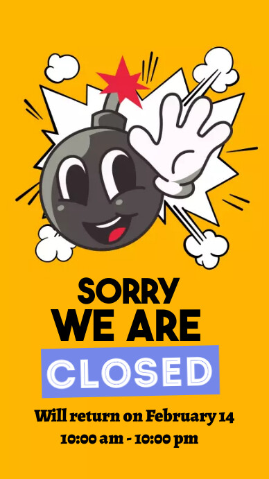 We Are Closed Template | PosterMyWall