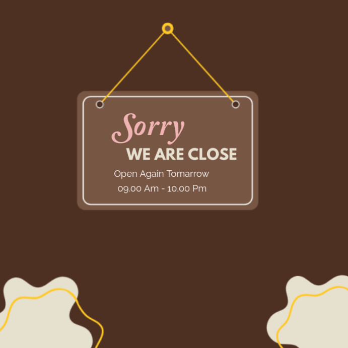 we are closed Template | PosterMyWall