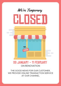 WE ARE CLOSED (1) Template | PosterMyWall