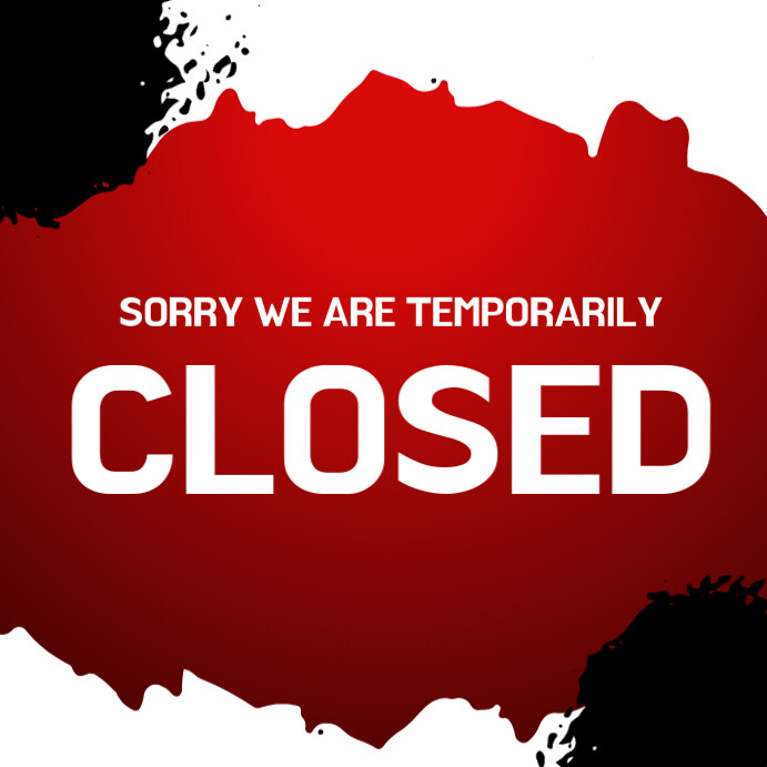 We Are Closed Instagram Post Template | PosterMyWall