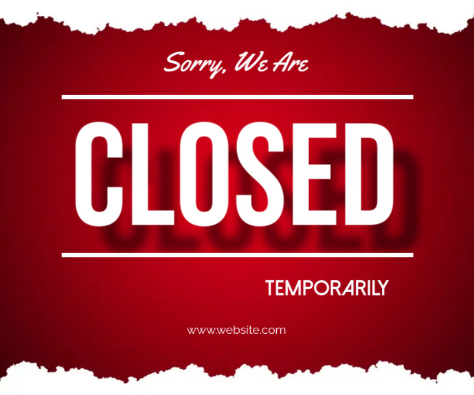 We are closed notes templates | PosterMyWall