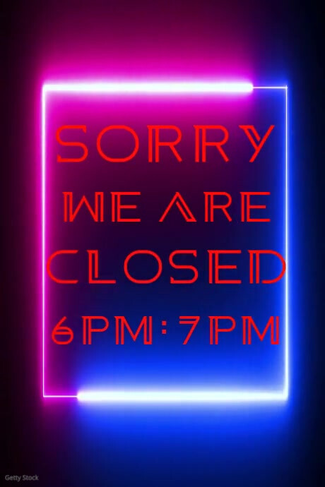 We Are Closed Poster Template | PosterMyWall