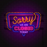 We are closed sign Template | PosterMyWall