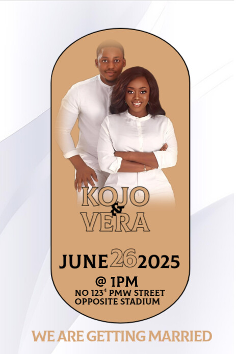 Copy of We are getting married flyer | PosterMyWall
