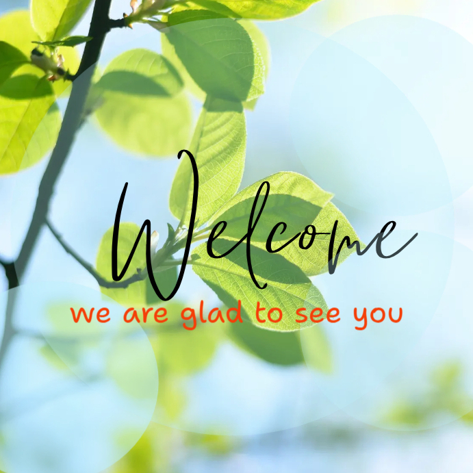 Plantilla de we are glad to see you | PosterMyWall