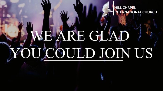 Copy of we are glad you could join us flyer | PosterMyWall