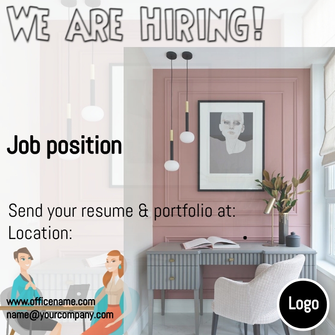 We are hiring Architects and interior designer Template | PosterMyWall