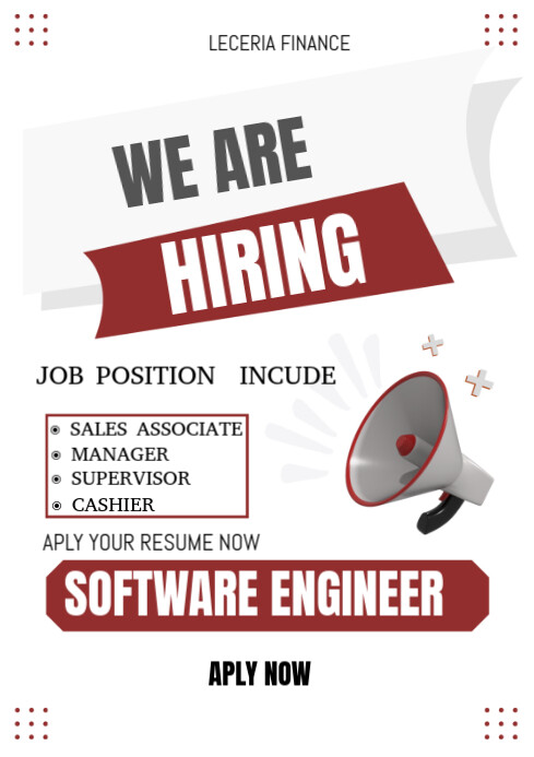 We are hiring a teacher Template | PosterMyWall